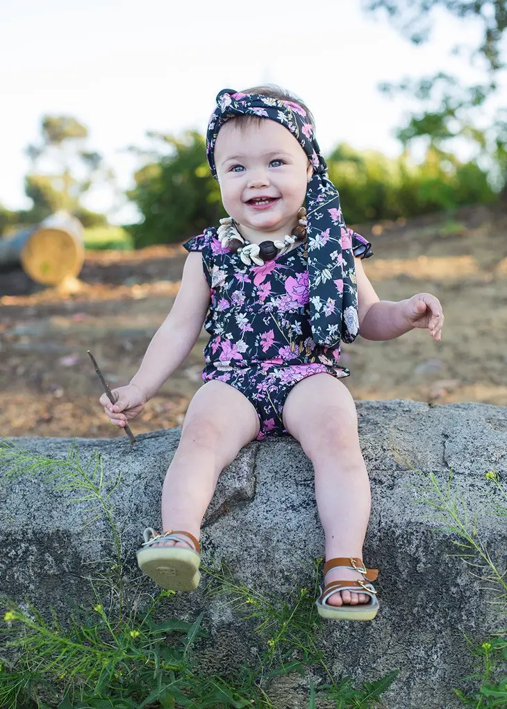 Flower Gypsy Set | American Made Baby Clothes – American Adorn