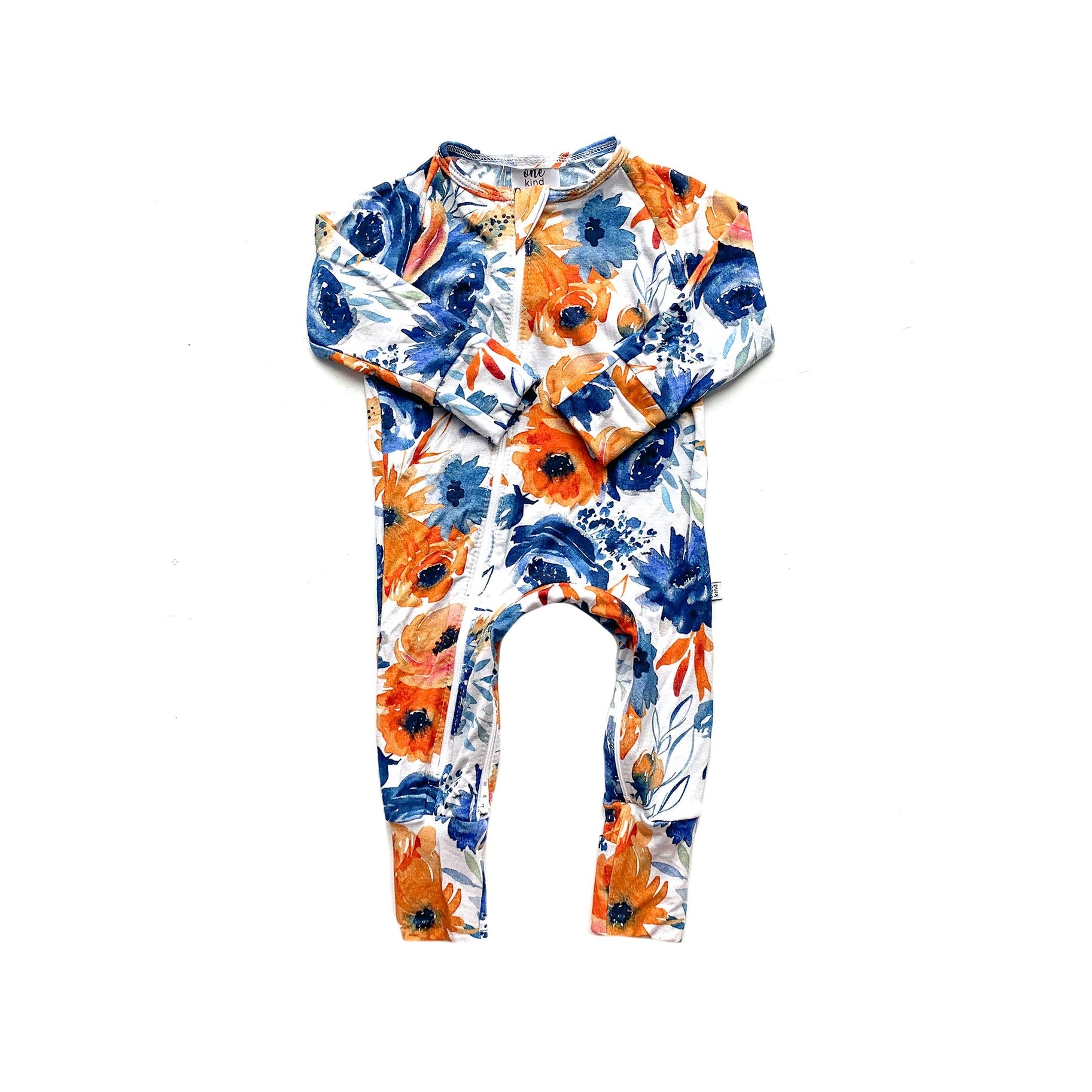 Navy Floral | American Made Baby Clothes – American Adorn